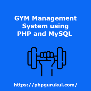 GYM Management System using PHP Project, Report and PPT - Project ...